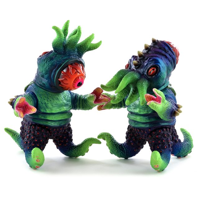 Abyss Kaiju TriPus custom painted by Shifty - Max Toy Company