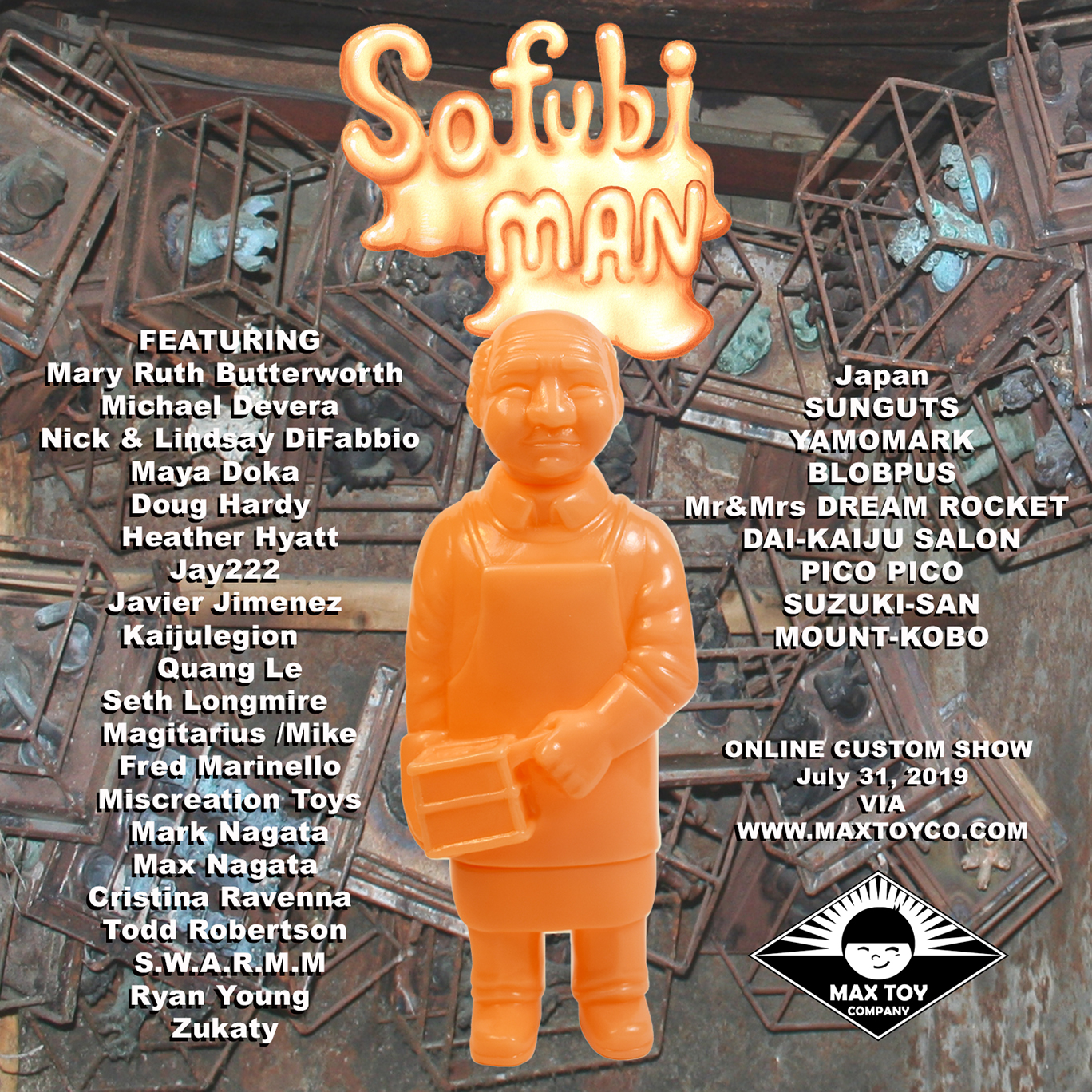 Sofubi-man Custom Show 2019 - Max Toy Company